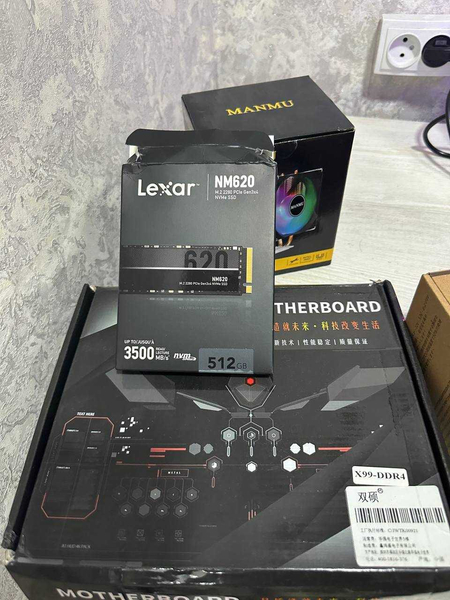 Игровой 12 ядерный кейс/ Rx580 8gb/  512 gb nvme Lexar