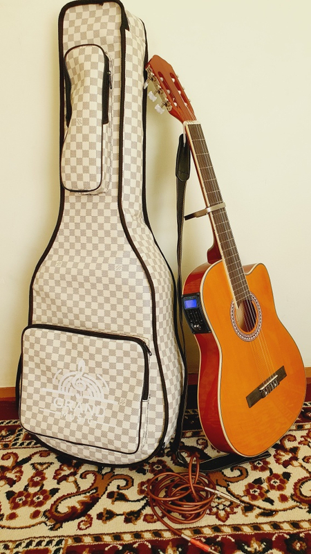 Klassik+elektronik gitara