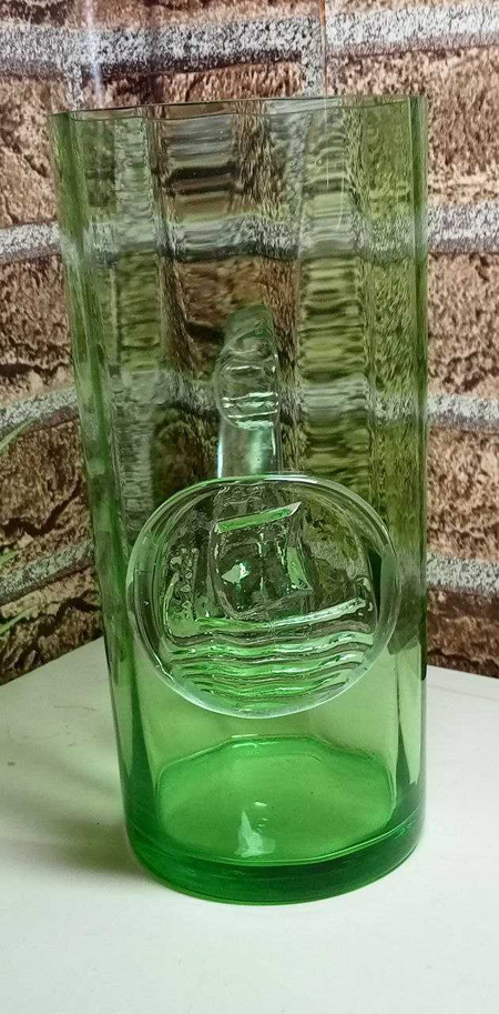 Продам. Пивная кружка Садко цветное зеленое стекло СССР. 1970 г.