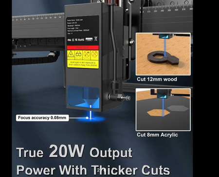 Aksiya! Lazer stanok two trees ts2 20w (+kompressor)