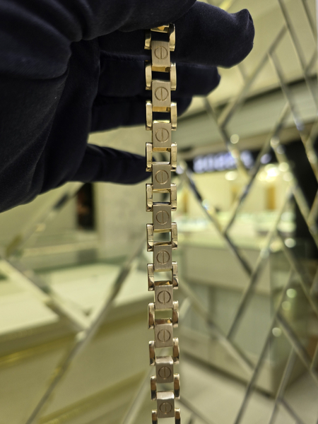 Продам золотой под Cartier браслет 585 пробы