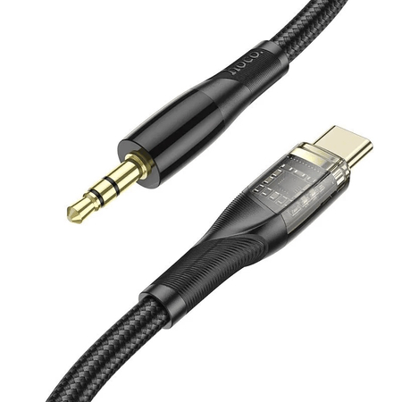 Кабель Aux - Lightning HOCO UPA25 1м черный