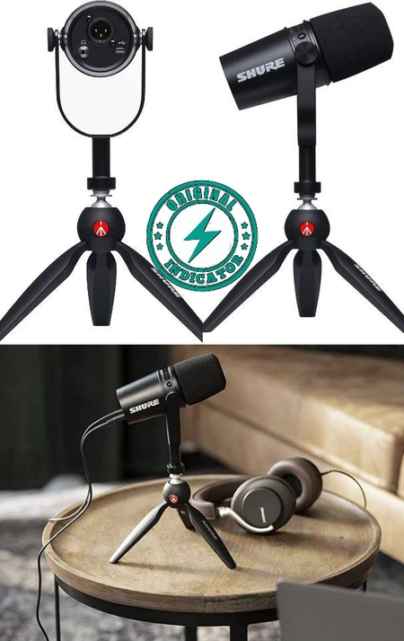 SHURE MV7 XLR - Микрофон для подкастов и интервью, профессиональный

$