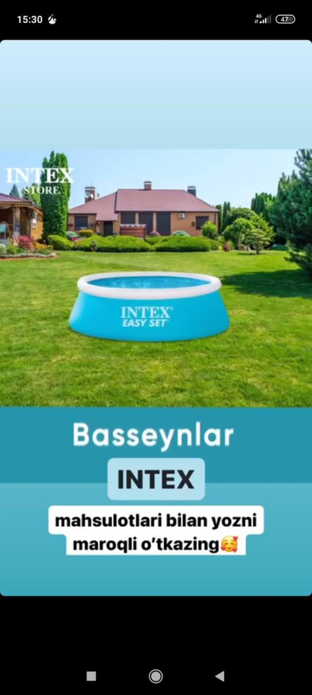 baseynlarimiz eng arzoni bizada 180 mingdan boshlanadi