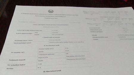 Turar joy ZUDLIK bilan kelishilgan narxda sotiladi