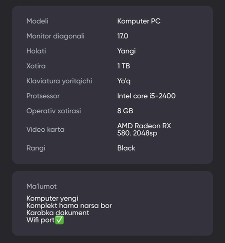 Komputer pc yengi