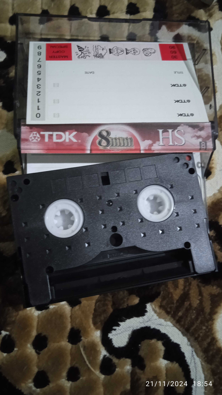 Tdk 8mm hs 90 vedio kaseta