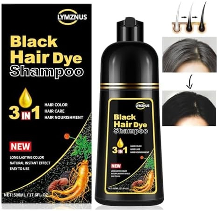 Black hair shampoo -- ayollar va erkaklar uchun maxsus