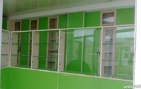 Vitrina apteka ozim ovqat magazinlari uchun