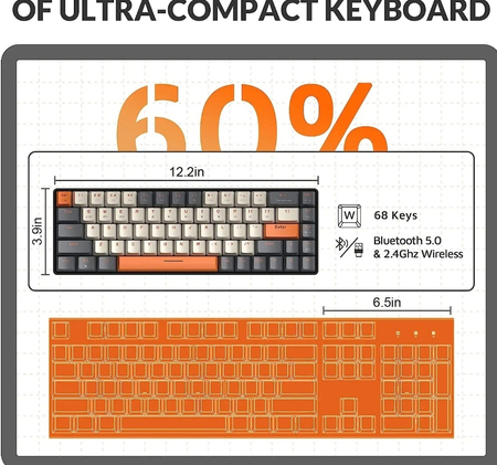 Механическая клавиатура k68