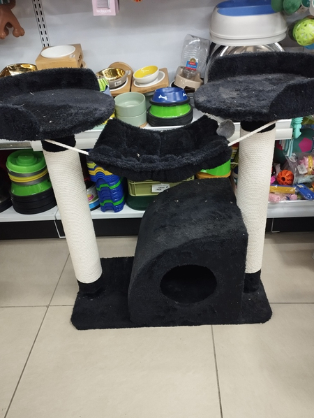 Лежанка домик для котикоа