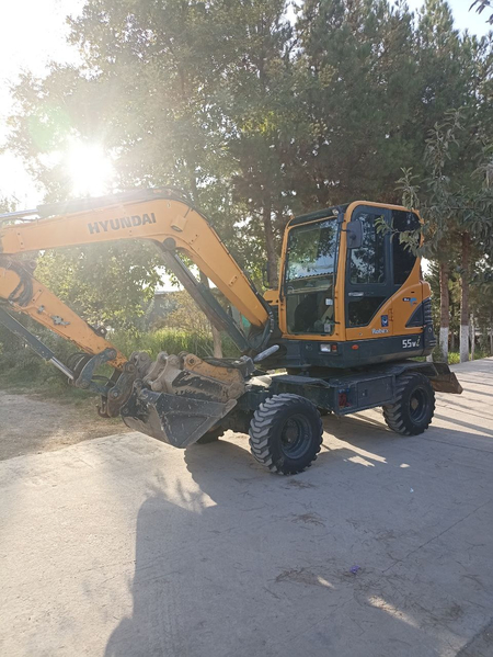 Мини 55 Hyundai экскаватор
