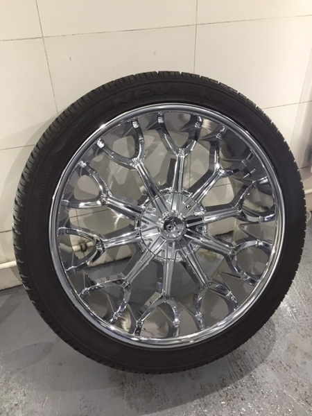 Диски KRAZE 24 с резиной NEXEN 305/35/24
