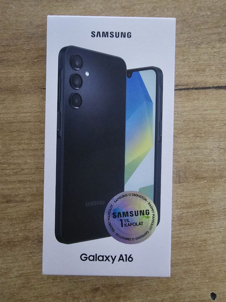 Samsung galaxy A16 6/128 Black очилмаган йенги .новый гарантия есть