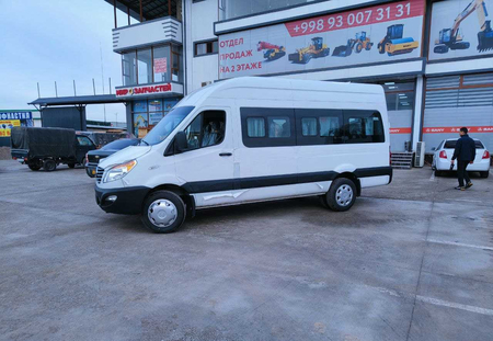 Маршрут линиялар энг оптимал микроавтобус Jac Sunray 21 ўриндиқли