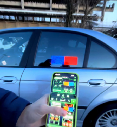 Led дисплей для авто с различной гравировкой