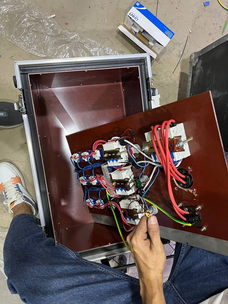 Электро щит переносной 380 вт  Power box dlya 380 v