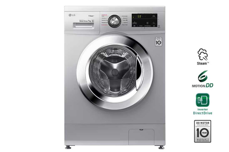 NEW! Стиральная машина LG 7кг Silver / Direct Drive INVERTER