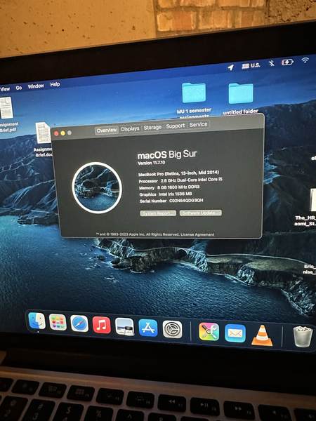 Mackbook pro 2014 год