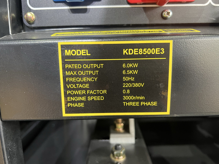 generator 6.5kv 380v