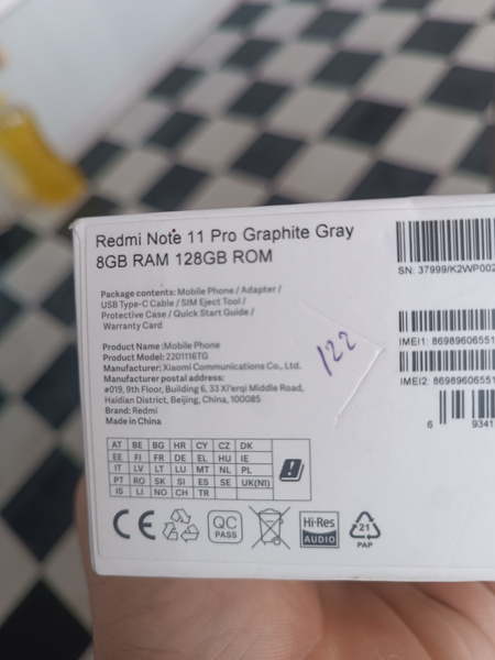 Redmi not 11 pro