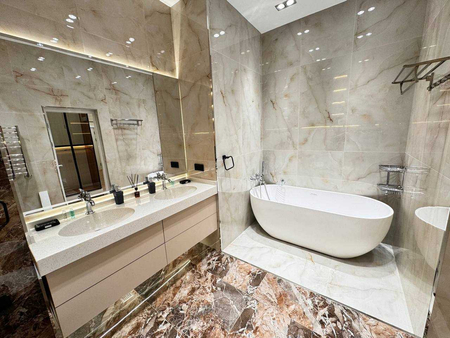 ЖК Mirabad Avenue,3-комнатная,4/12,116 м²,2 с/у,евроремонт,меб/тех
