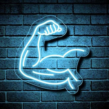 Баннер, оракал ташки реклама  неон декор  banner neon decor