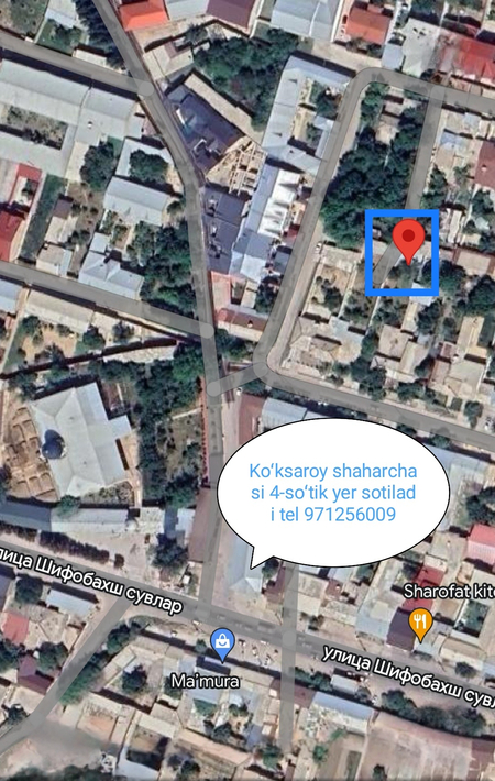 Koʻksaroy shaharchada Yer sotiladi 4 soʻtik