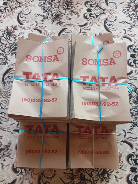 Somsa gumma uchun qogoz paket