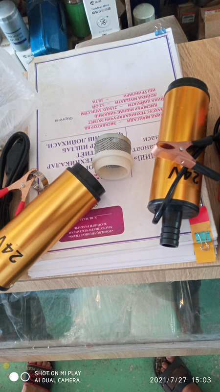 Salarka nasos 12 volt 24 voltlari bor