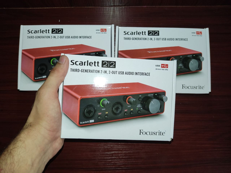 Focusrite Scarlet 2x2 gen 3 Звуковая карта