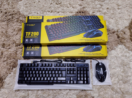 T-Wolf TF200 2в1. Игровая клавиатура и мышь