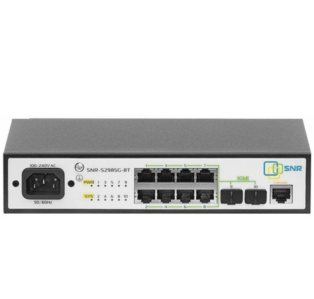 Управляемый коммутатор уровня 2 SNR-S2965-8T
Б.у

Управляемый коммутат