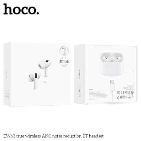 Беспроводные наушники Hoco EW 63 ANC Airpods Pro 2 (7часов)