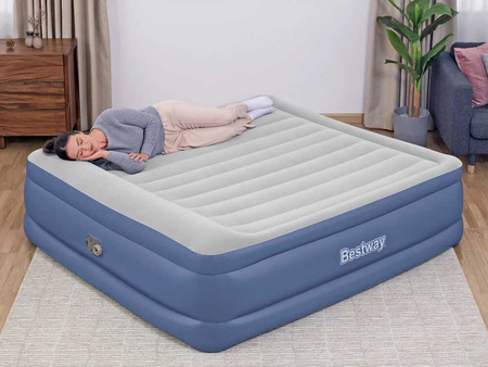 Двуспальный надувной 203x193x56 см, Bestway 67692 Бесплатная Доставка