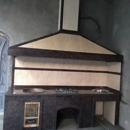 Кладка и облицовка барбекю,летней кухни,очагов,камина.