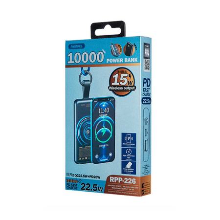 +ДОСТАВКА! REMAX RPP-226  повербвнк 10000mAh, беспроводная зарядка 15W