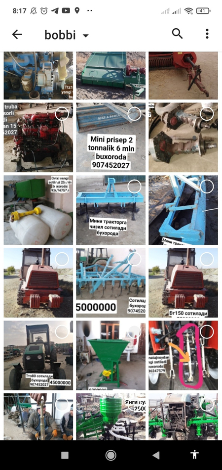 Traktor sotiladi