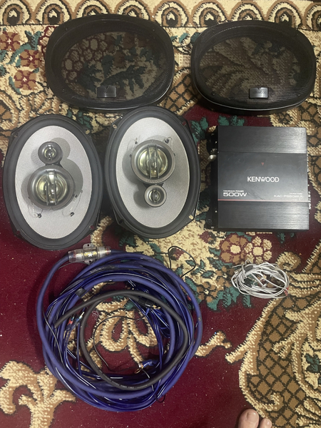 Kenwood каллонки 320 wat и усилитель