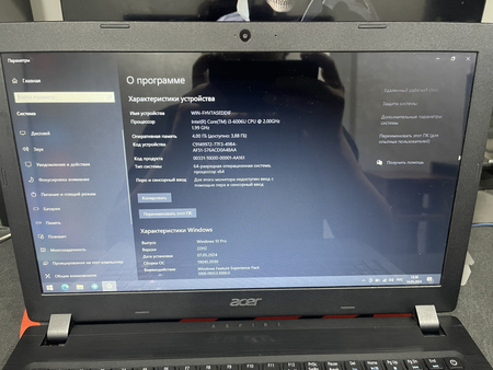 Продается ноутбук Acer Aspire 3