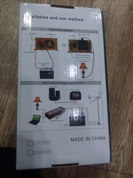 Invertor 12v 220v 2000w xolati yangi