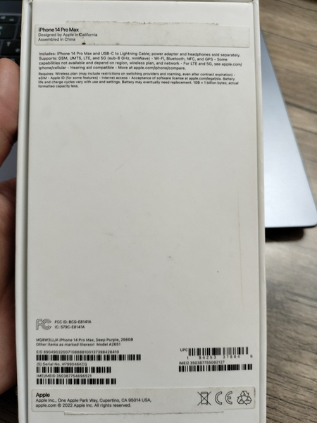 iPhone 14 Promax 256 гарантия