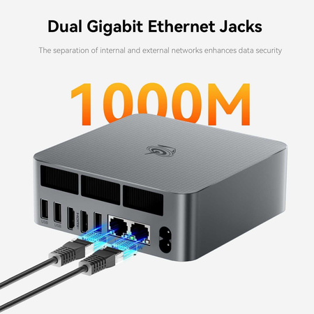 Мини Пк Mini PC Beelink EQR6 AMD Ryzen 7 7735HS 24GB DDR5/ 500Gb SSD