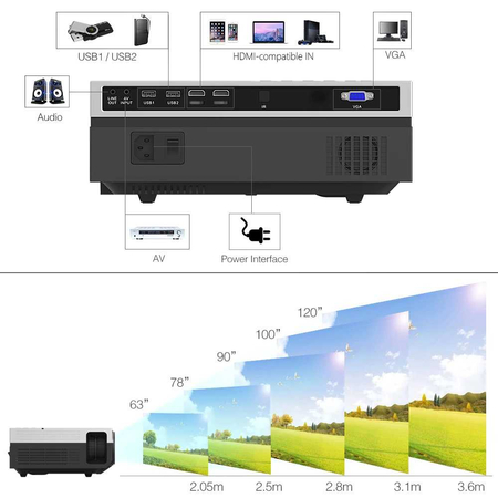 Стационарный Проектор TouYinger T26K