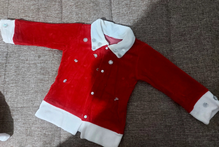Новогодний костюмчик. 1-2  годика. Б/у
