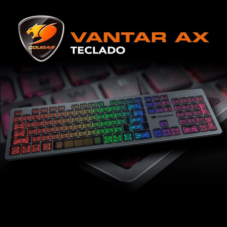 RU/ENG! Low Profile Игровая Клавиатура Cougar VANTAR AX /свитчи ножниц
