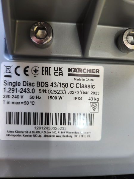 Уборочная машина Karcher original