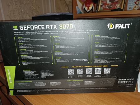 Видео карты GEFORCE RTX 3070