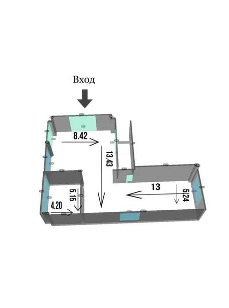 Сдам Аренда ОФис 156 м² Нежилое Помещения, ТЦ НЕКСТ, ЖК Сеул Мун