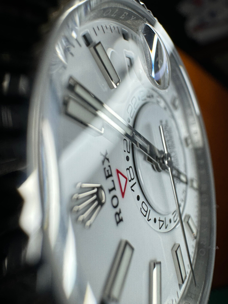 Rolex Sky-Dweller 42mm White Dial on Jubilee